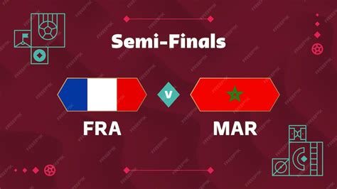 프랑스 모로코 플레이오프 준결승전 축구 2022 2022 세계 축구 챔피언십 경기 대 팀 소개 스포츠 배경 챔피언십 경쟁 포스터