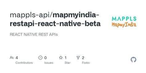 Github Mappls Api Mapmyindia Restapi React Native Beta React Native Rest Apis