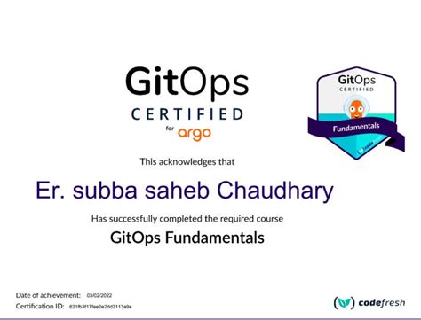 I Am Thrilled To Share Argocd Certificate And Implement With Kubernetes Er Subba Saheb Chaudhary