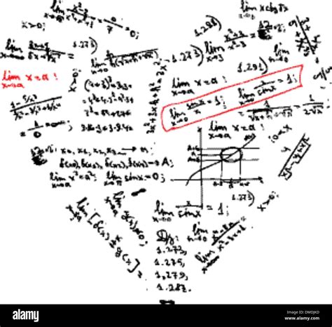 Heart Shape With Math Formulas For Your Design Stock Vector Image And Art