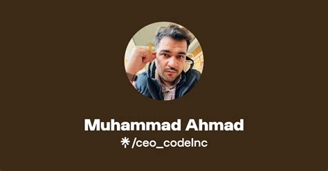 Muhammad Ahmad Instagram Facebook Linktree