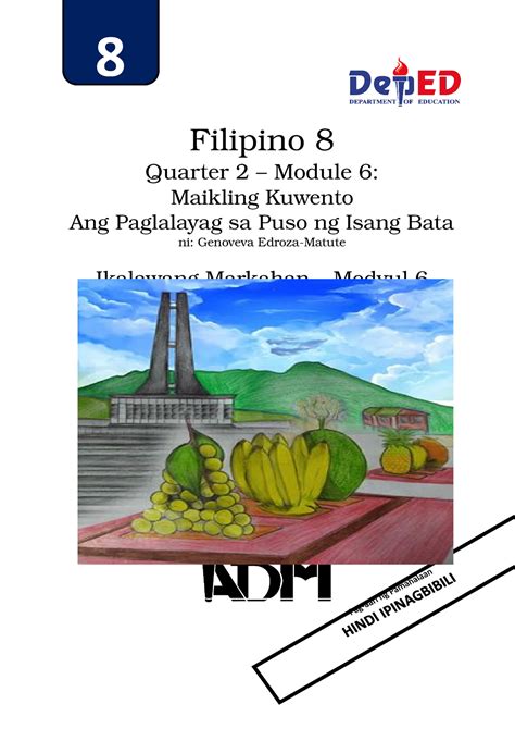 Fil8 Quarter 2 Module 6 Filipino 8 Quarter 2 Module 6 Maikling