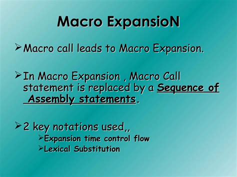 Macros In System Programing Ppt