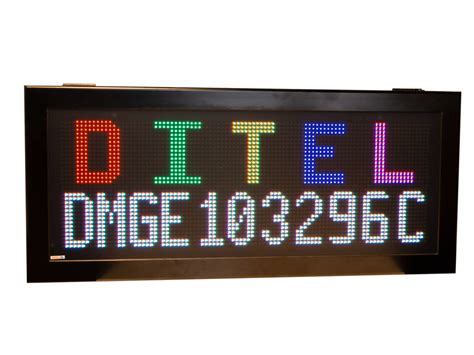 Dot Matrix Display Rgb 32x96 Pixels Dmge103296c Ditelteccom