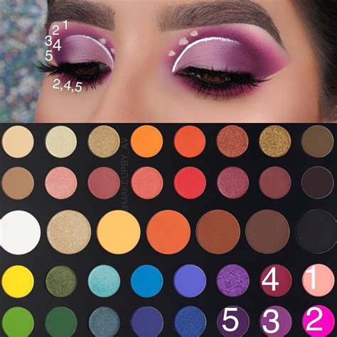 Colorful Makeup Looks James Charles Palette End Cyberzine Photogallery