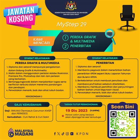 Iklan Jawatan Kementerian Perdagangan Dalam Negeri Dan Kos Sara Hidup