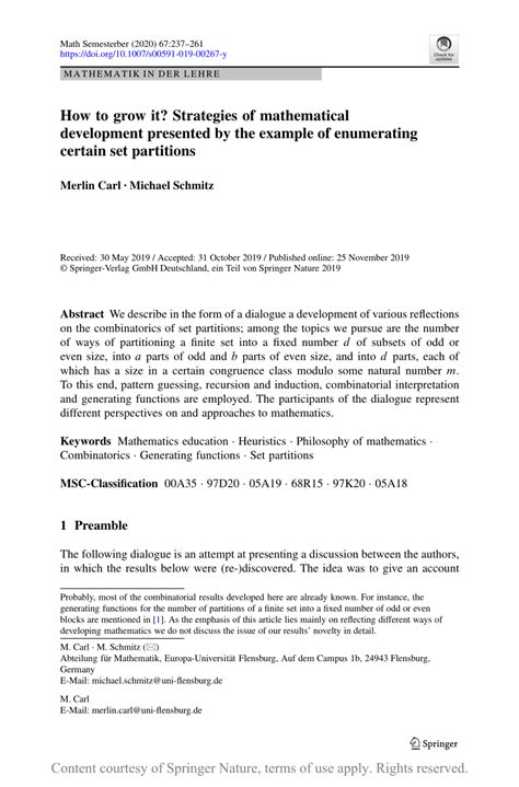 how to grow it strategies of mathematical development presented by the