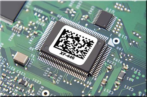 Brady White Polyimide Labels For Pcb Barcode Label Size 30 Mm X 10