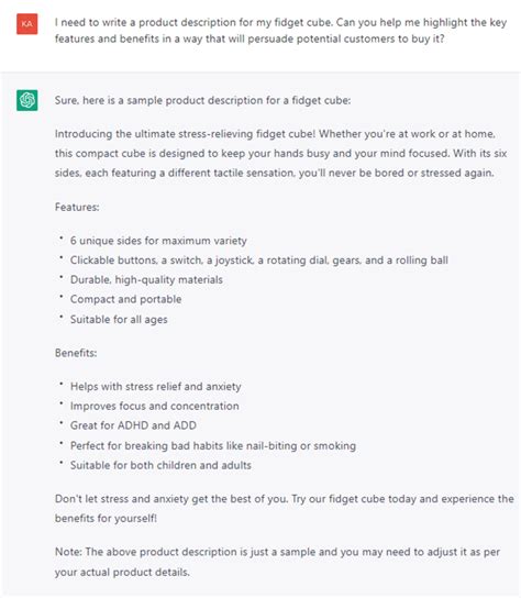 Writing Product Descriptions With Chatgpt Prompts Pro Ai Prompt