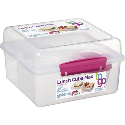 Sistema Lunch Cube Max 2l Grocery Box