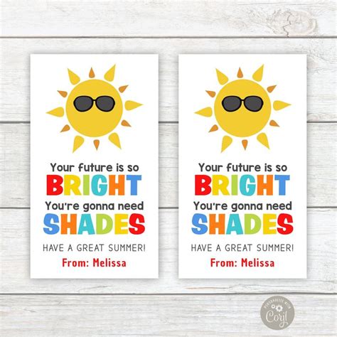 Your Future Is So Bright Youre Gonna Need Shades T Tag Editable