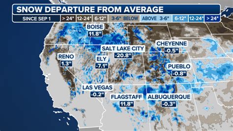 What Cities Are The Snow Winners And Losers So Far This Winter Fox