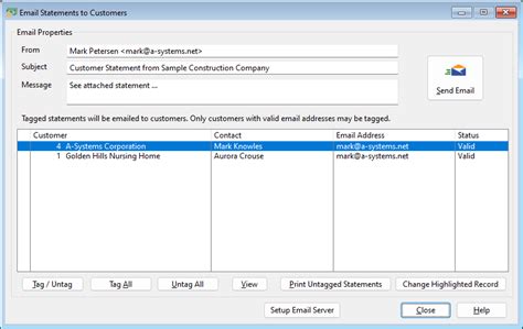Customer Statements