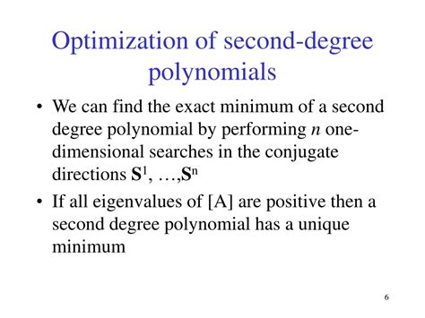 Ppt Advanced Unconstrained Optimization Strategies And Methods