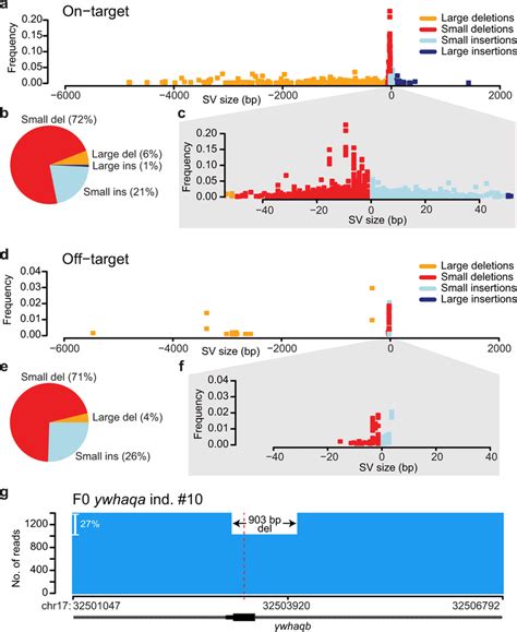 Size Distribution Of CRISPR Cas Induced Mutations A A Dot Plot Showing Download Scientific