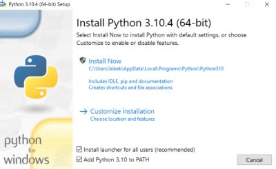 Windows Python Kurulumu CanAtasever