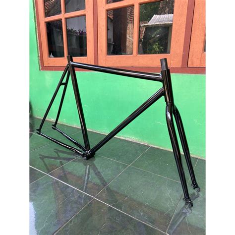Jual Frame Fixie Jayjo Frame Sepeda Fixie Lokal L Frame Fork Shopee Indonesia