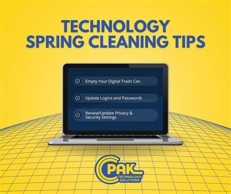 Spring Cleaning Tips From Cpak Technology Solutions Cpak Technology