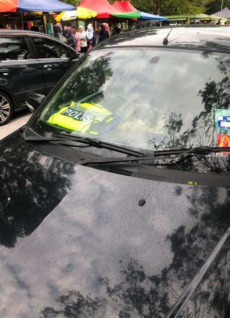 Polis Kesan Individu Ambil Gambar Tular Kereta Didakwa Halang Lalu