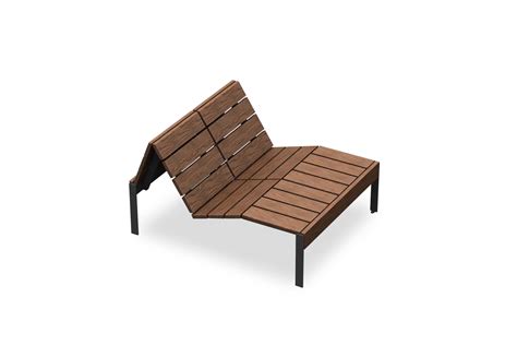 Modular Park Bench Jada Set12 Extery Urban Furniture Collection Park