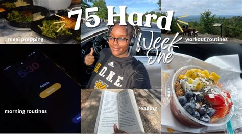 75 Hard Challenge Week 1 Why Meal Prep Workout Routines A New