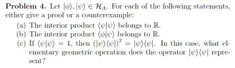 Solved Quantum Computing For Problem 4 Below We Let Chegg