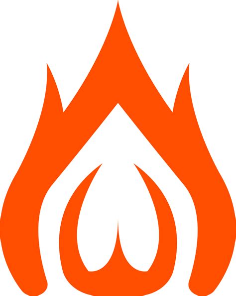Hot Burning Fire Icon Illustration 44864778 Png