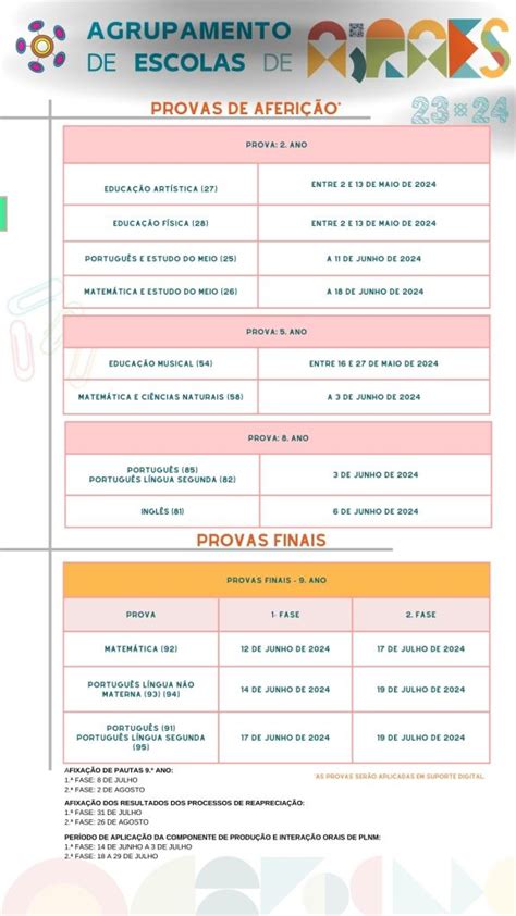 Provas E Exames Nacionais 20232024 Ae Airães