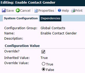 System Configuration