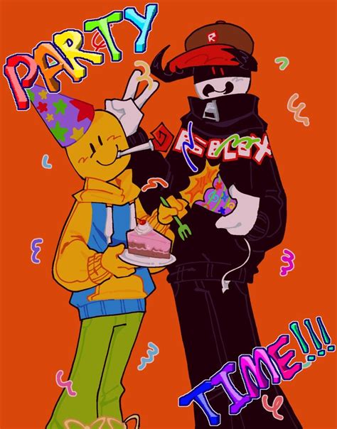 🎉party Time🥳 Cartoon Art Styles Roblox Guy Funky Art