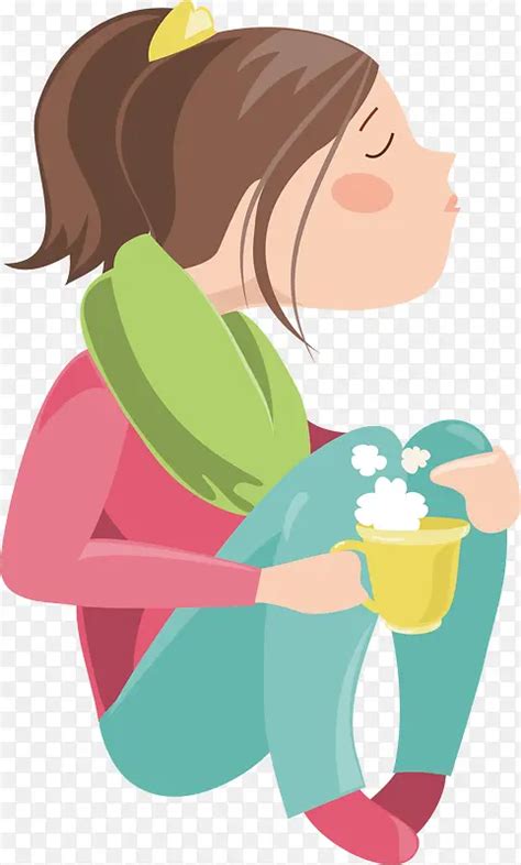 矢量图坐下休息的小女孩png图片素材下载图片编号7957303 Png素材网