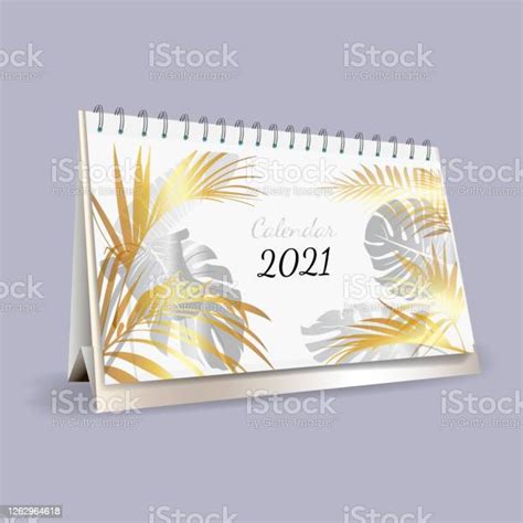 캘린더 2021 템플릿 디자인 벡터 및 책상 달력 3d 레이아웃 커버 디자인 12 개월 세트 벡터 일러스트레이션 0명에 대한