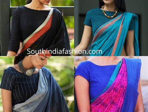 Office Wear Saree Blouse Designs Formal Blouse Patterns Saree Jacket Designs Blouse Neck