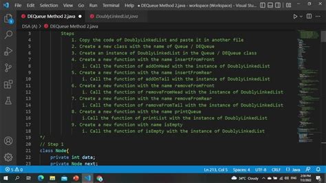 Java Example Dequeue Method 2 Youtube