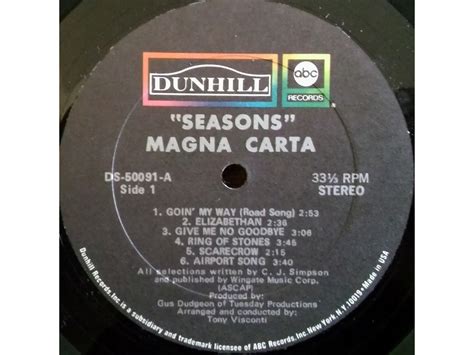 LP MAGNA CARTA SEASONS US PRESS Kupindo 33345285