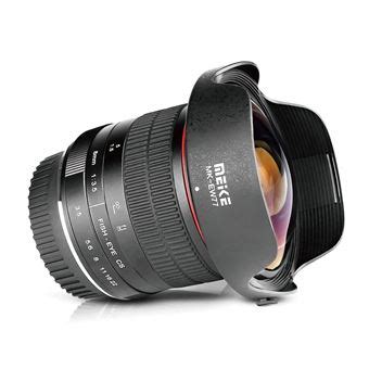 Meike Optics MK Objectif Fisheye Ultra Grand Angle 8 Mm Pour Canon EF