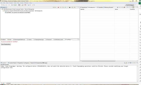 TMS F Flash Programmer Fault The Device ID Cannot Be Detected C Microcontrollers