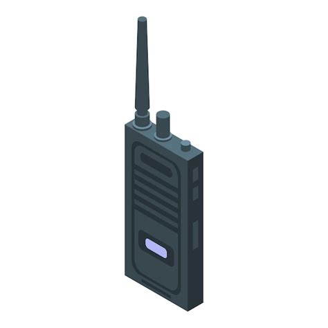 Premium Vector Walkie Talkie Icon Isometric Of Walkie Talkie Vector