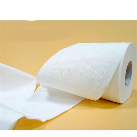 Rolls Toilet Roll Natural Wood Pulp Roll Paper Vicedeal