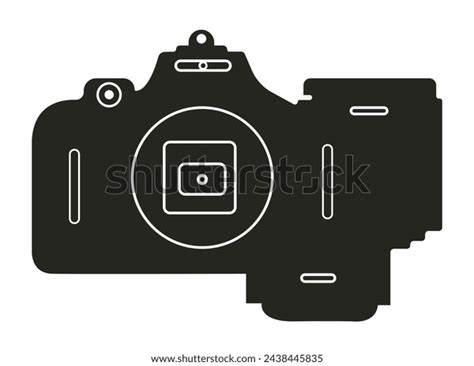 Compact Sleek Camera High Resolution Sensor Versatile Stock Vector Royalty Free 2438445835