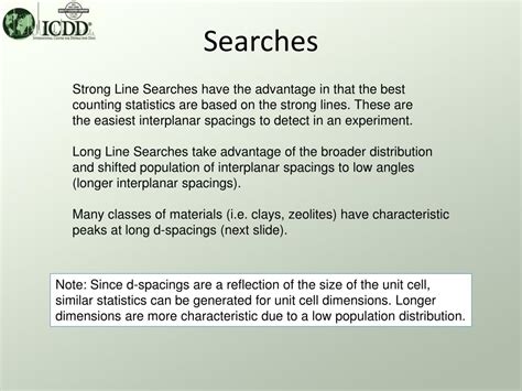 PPT Electron Diffraction Search And Identification Strategies PowerPoint Presentation ID