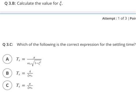 Solved Q 3 Find The Transfer Function Of A Second Order