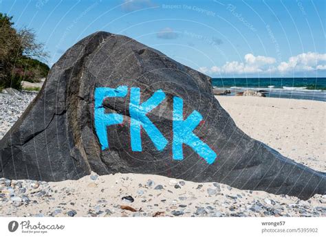 Hinweis FKK Am Ostseestrand Ein Lizenzfreies Stock Foto Von Photocase