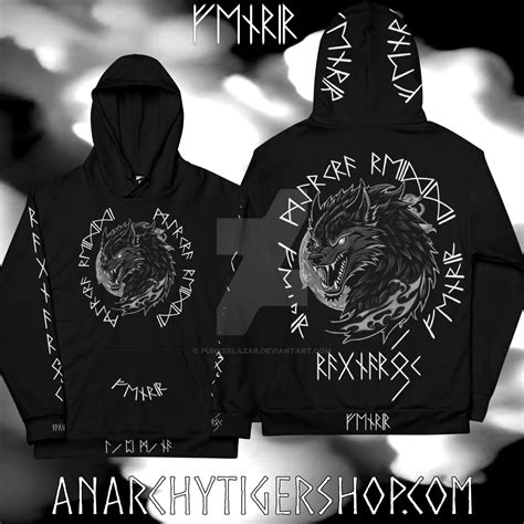 Fenrir 01 Unisex Hoodie By Punkerlazar On Deviantart