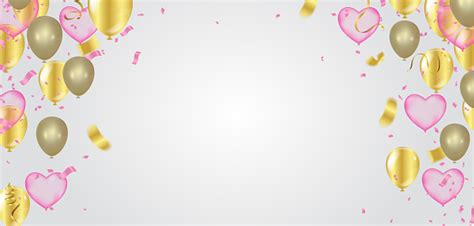 발렌타인 하루입니다 배너 템플릿 배경 다채로운 풍선입니다 다채로운 풍선 파티 판매 디자인 행복 한 사치 3차원 형태에 대한 스톡
