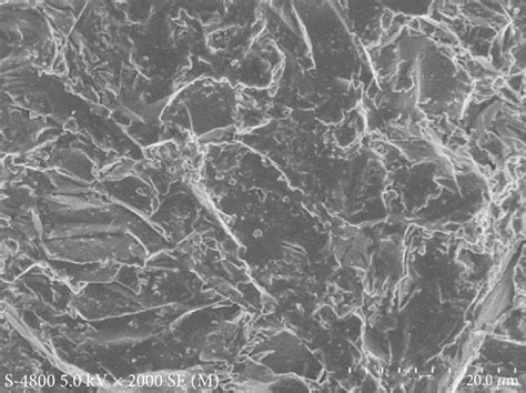 Sem Results For Granite With Different Magnifications A B Plots Of