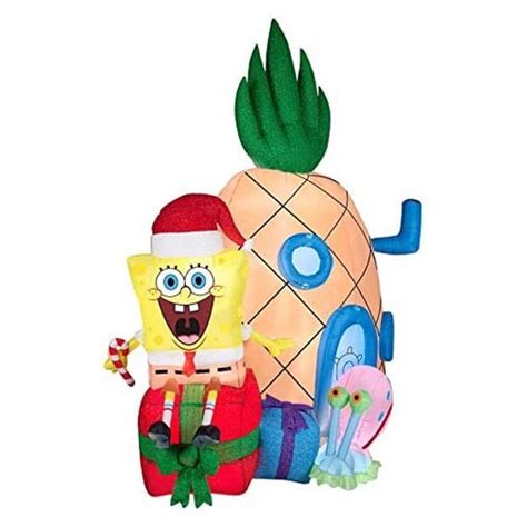7 Gemmy Airblown Inflatable Christmas Mixed Media Nickelodeon