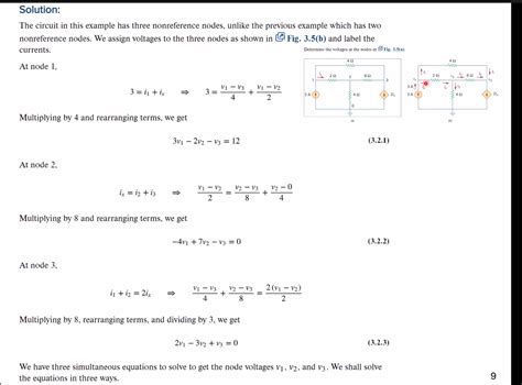 Solved Solution The Circuit In This Example Has Three Chegg Com