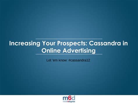 M6d Cassandra Summit Ppt